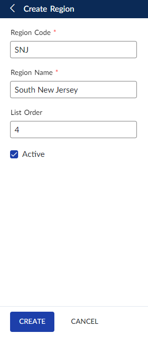 Creating Regions